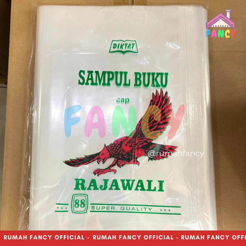 Jual [1 PAK] ISI 100 LEMBAR SAMPUL BUKU PLASTIK RAJAWALI / Sampul ...