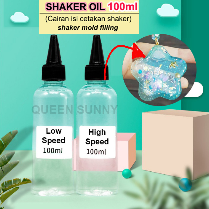 Jual TERMURAH Shaker Oil Bening 100ml Bahan Resin Craft Mold Water ...