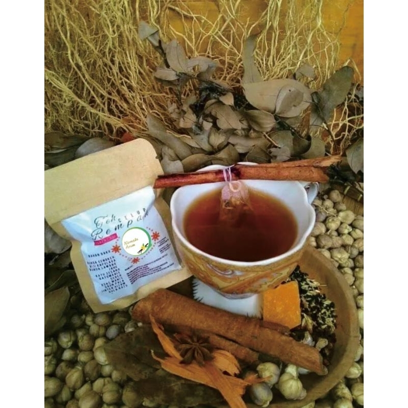 Jual Teh Rempah Celup Sari Alam (10 Jenis Rempah + Gula Batu) | Shopee ...