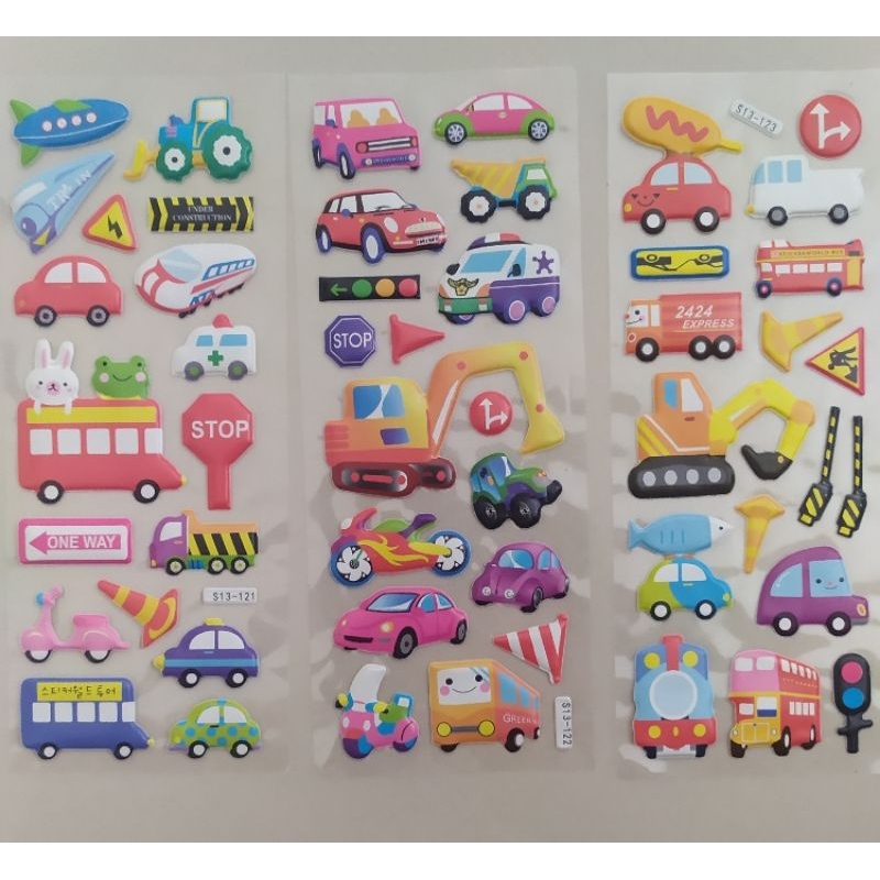 Jual Stiker timbul KENDARAAN 7x19cm | Shopee Indonesia