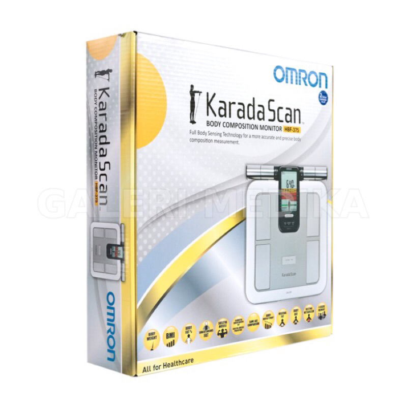 Jual Timbangan Badan Digital Omron Karada Scan HBF-375 Body Fat Monitor ...