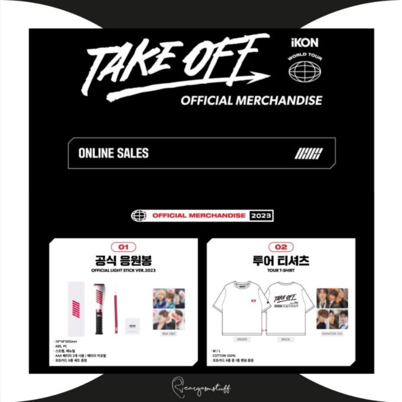 Jual IKON WORLD TOUR TAKE OFF OFFICIAL MD | Shopee Indonesia