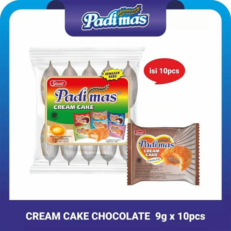 Jual Padi mas Cream cake chocolate 9 gram ball isi 10 pcs | Shopee ...