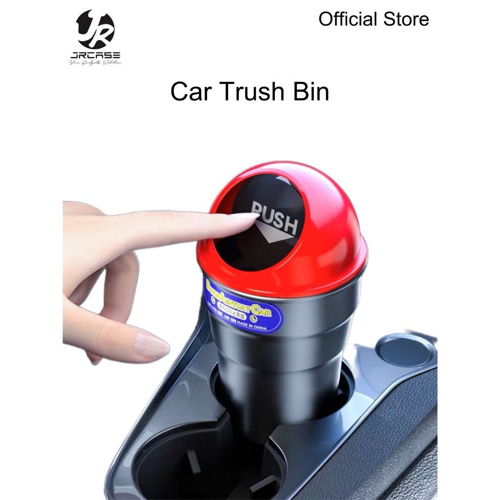 Jual JRCASE Tempat Sampah Mobil Mini Model Cup Car Trash Bin Kotak Tong ...