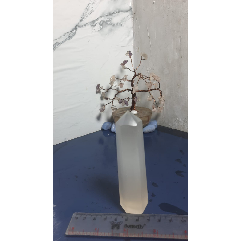Jual Natural Selenite Cat eye Tower Pointer Marocco (5) | Shopee Indonesia