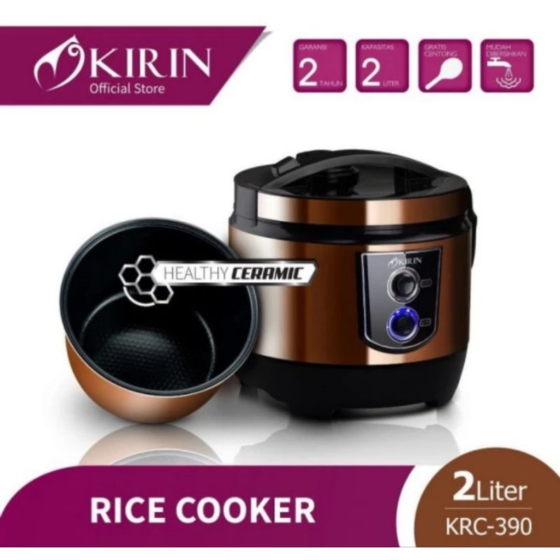 Jual MAGIC COM KIRIN KRC 390 - MAGIC KIRIN PANVI KERAMIK - RICE COOKER ...