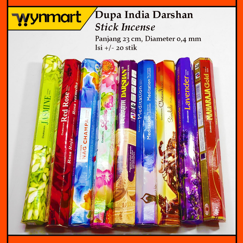 Jual Dupa / Hio Stik Hexa Wangi India Darshan Incense | Shopee Indonesia