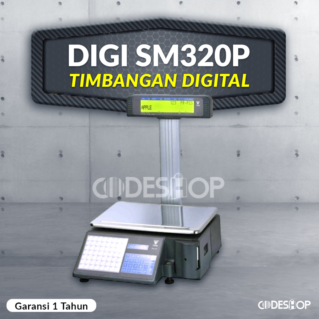 Jual Timbangan Digital DIGI SM-320P - SM 320 P - SM320 Buah Sayur Toko Retail | Shopee Indonesia