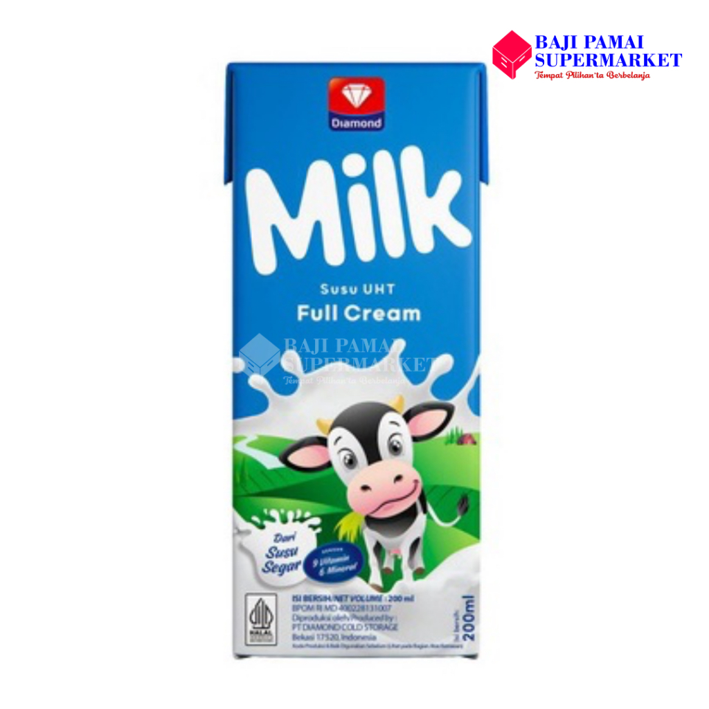 Jual Diamond UHT Full Cream 200 ml | Shopee Indonesia