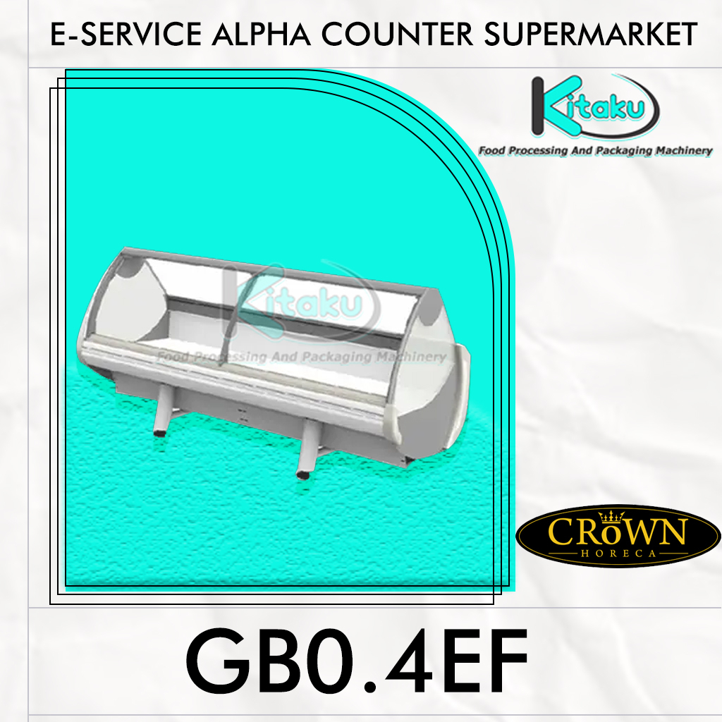 Jual E-SERVICE ALPHA COUNTER SUPERMARKET GBO.4EF CROWN HORECA | Shopee ...
