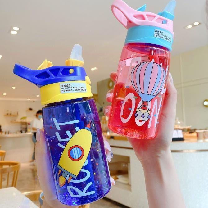 Jual Botol Air Minum Tempat Minum Anak Dengan Sedotan Kapasitas 480 ML | Shopee Indonesia