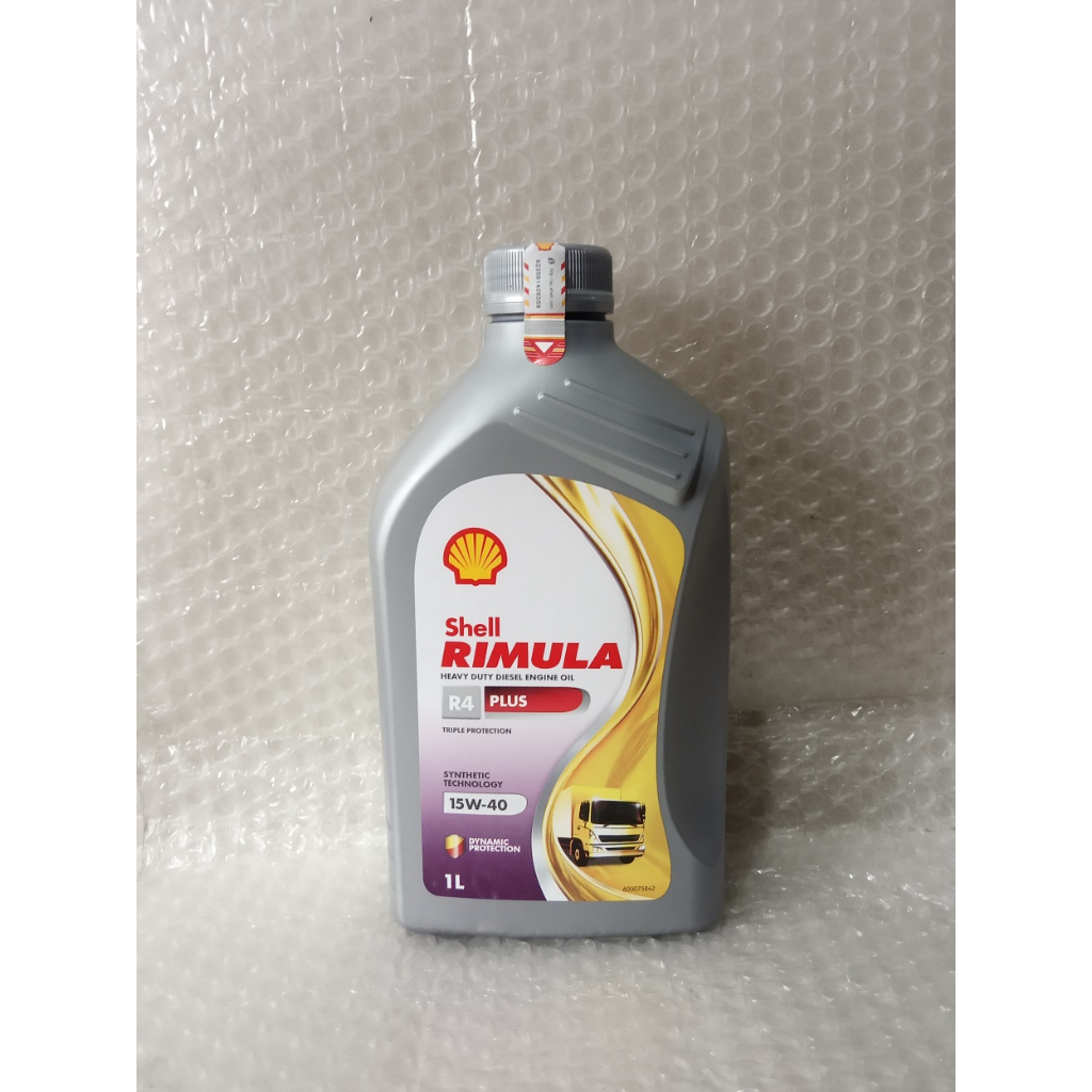 Jual Oli Diesel Shell Rimula R4 Plus 15W-40 1 Liter Asli Original ...