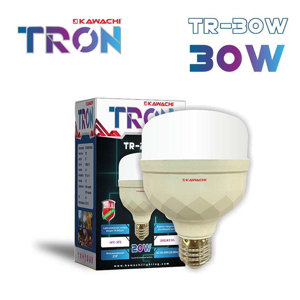 Jual Kawachi Lampu Led Kapsul Tron 30Watt Cahaya Putih /Tr-30W | Shopee ...