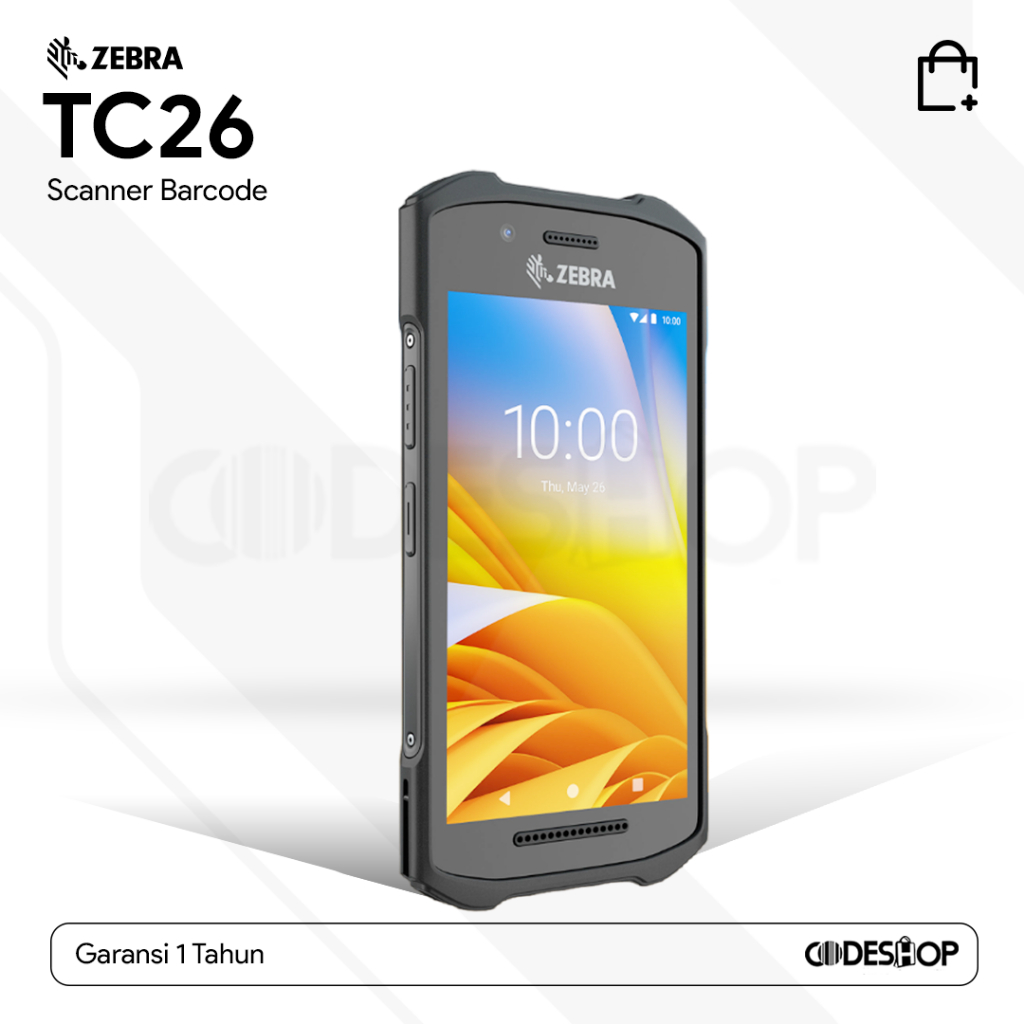 Jual Mobile Scanner Barcode Zebra TC26 Scan 2D GMS NFC IMEI Terdaftar ...