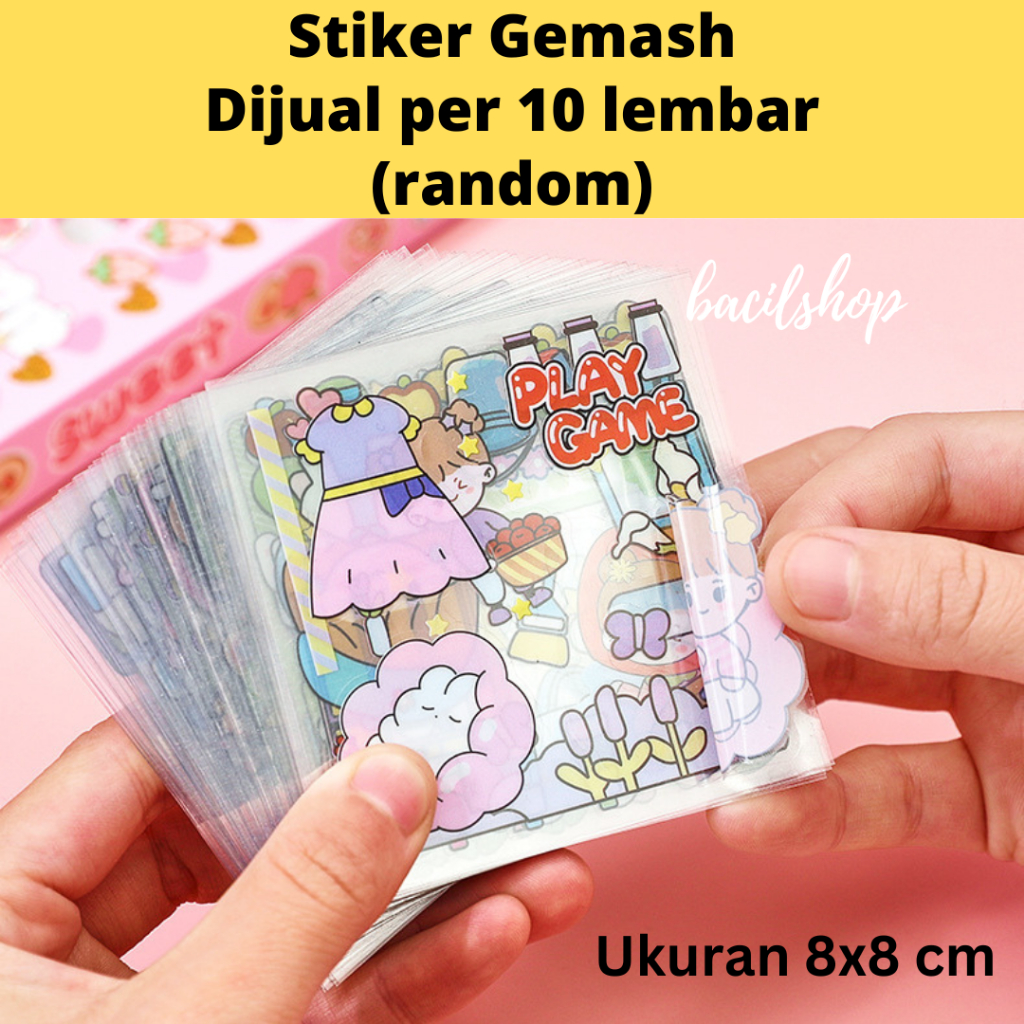 Jual Stiker Gemash (dijual per 10 lembar random) | Shopee Indonesia