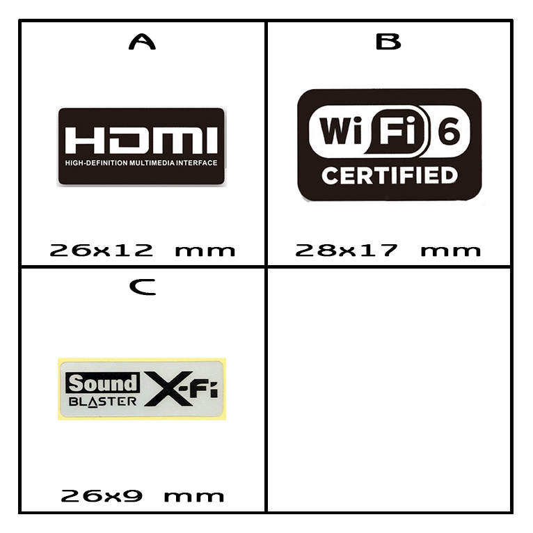 Jual Stiker Logo HDMI Wifi Sound Blaster Original | Shopee Indonesia