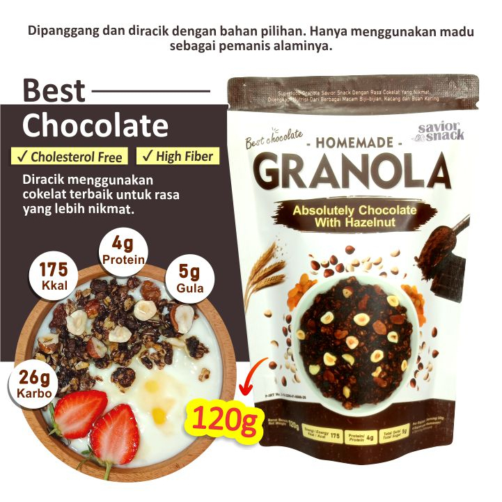 Jual Makanan Sehat Cemilan Trail Mix Nuts Seed Fruit Sarapan Granola ...