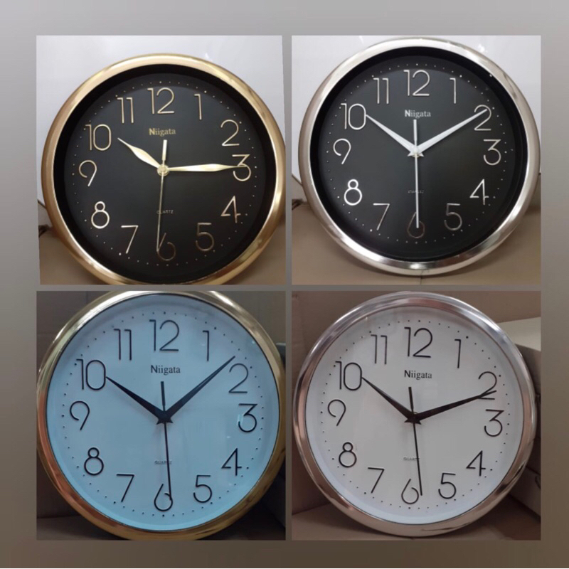 Jual JAM DINDING NIGATTA 261 MESIN BAGUS ANGKA TIMBUL DIAMETER 25,5CM ...