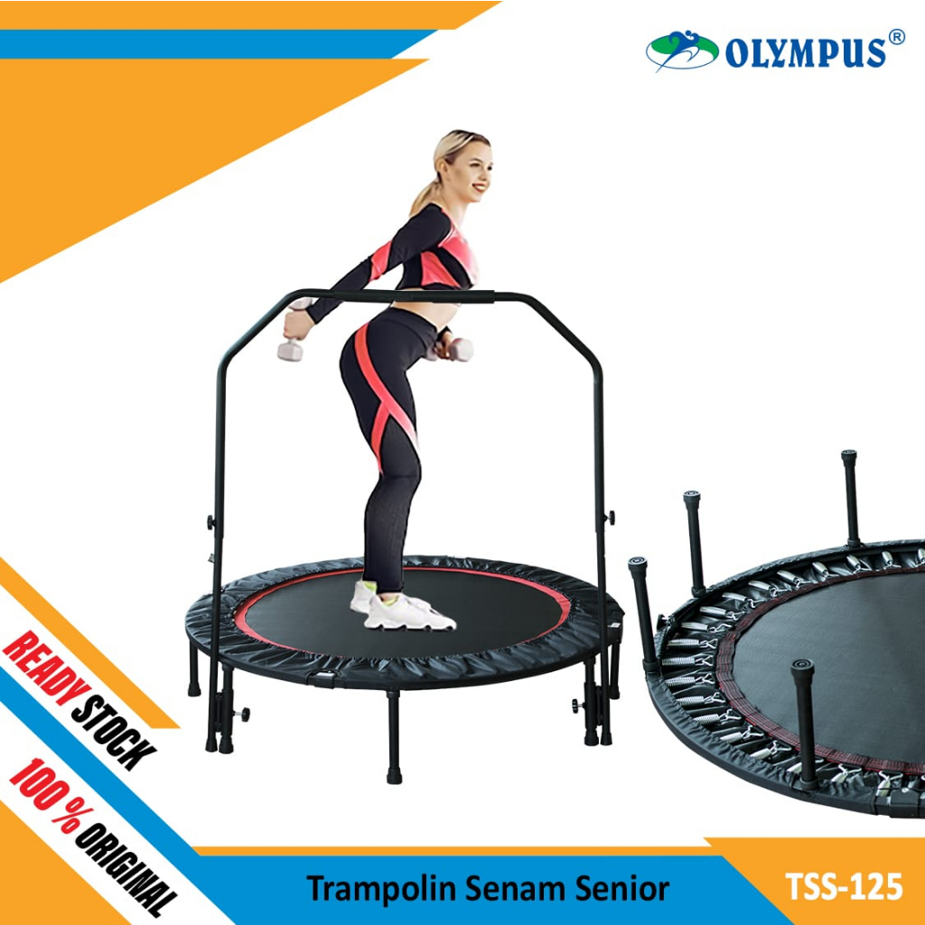 Jual Trampolin Senam Senior TSS-125 (GW)-OLYMPUS | Shopee Indonesia