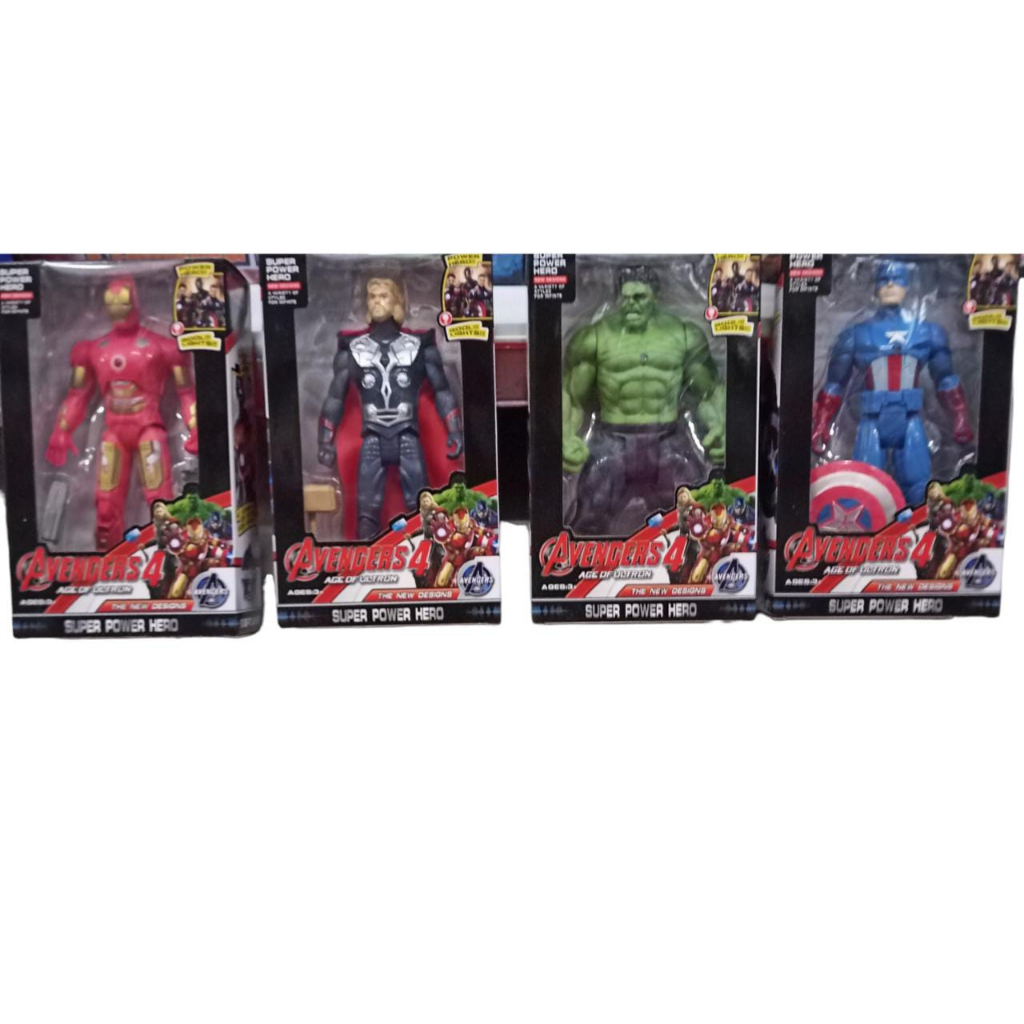 Jual Mainan Robot Action Figure Avengers 4 Age of Ultron Super power ...