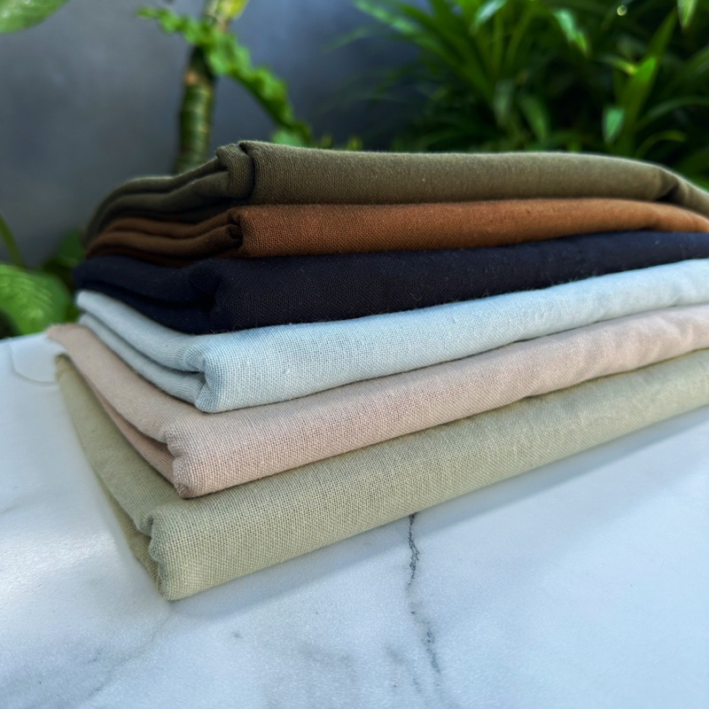 Jual kain multi LINEN RAMI katun premuim ||cotton linen 0,5m | Shopee ...