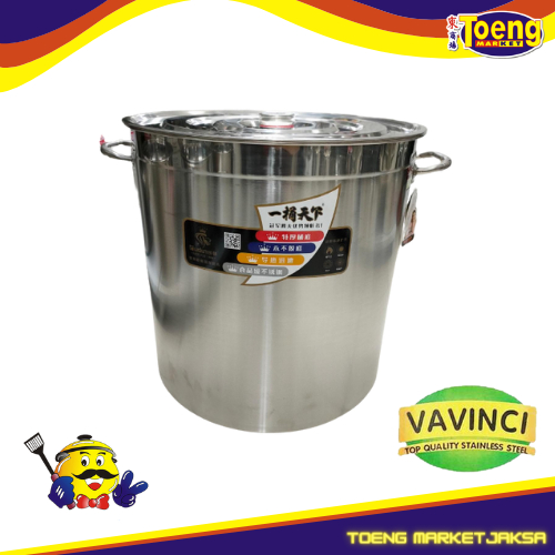 Jual STOCK POT / TONG JUMBO+TUTUP LUX TEBAL 50cm TJL-50 VVC | Shopee Indonesia
