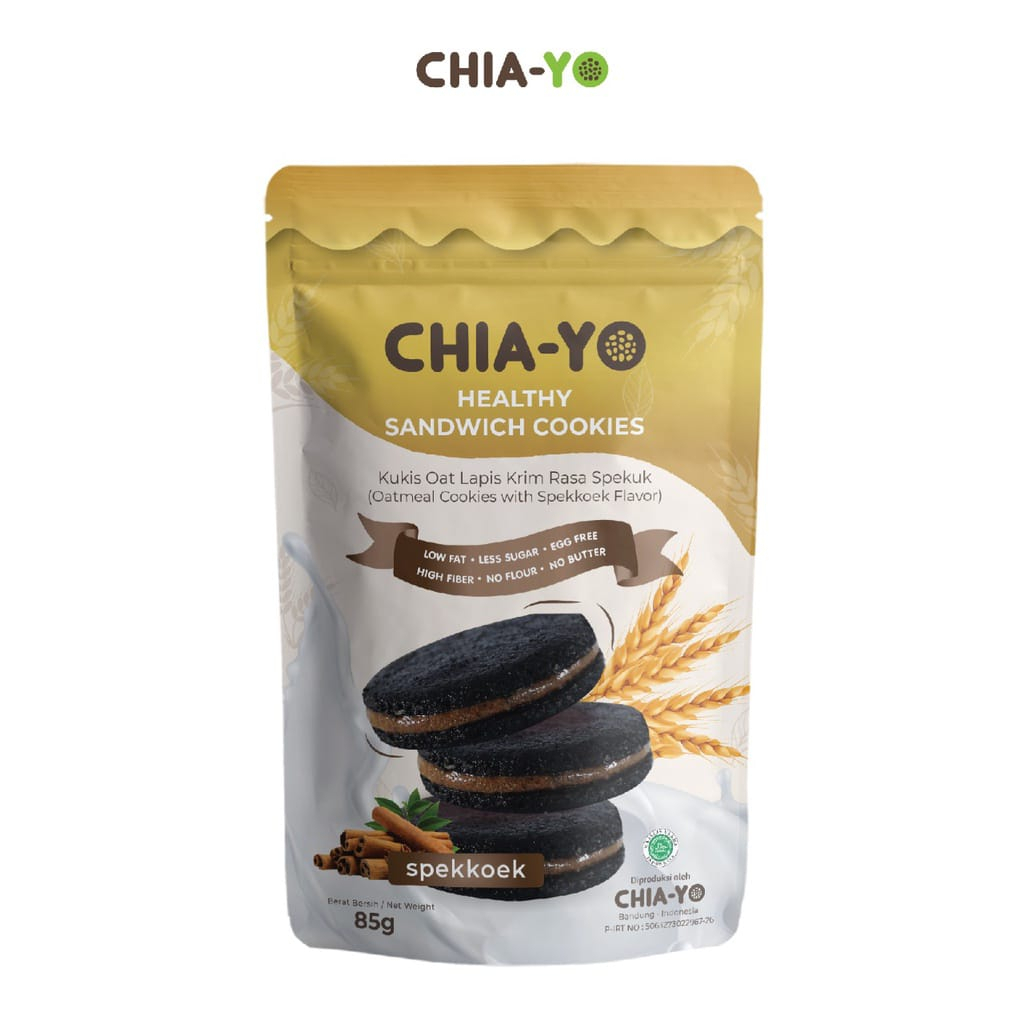 Jual CHIAYO SANDWICH HEALTHY COOKIES HIGH FIBER | SNACK SEHAT RED ...