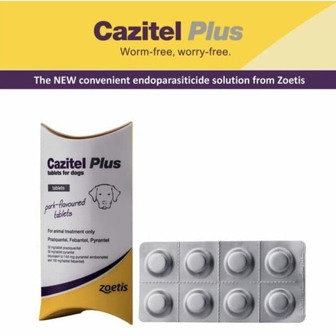 Jual Cazitel Plus for Dogs - Obat Cacing untuk Anjing (Tablet) | Shopee ...