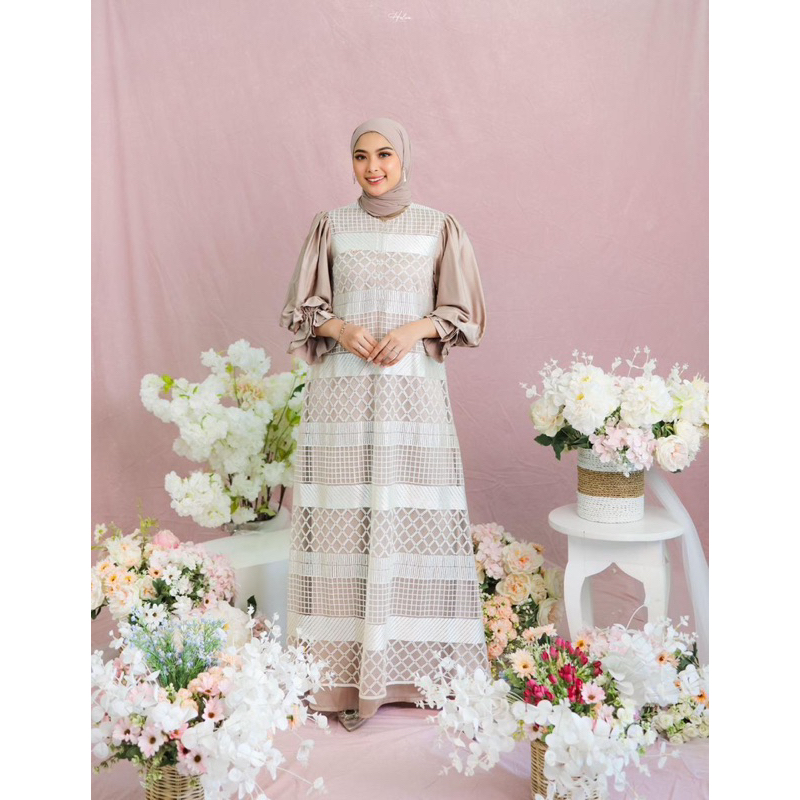Jual SABILLA DRESS BY HALWA APPAREL | Shopee Indonesia