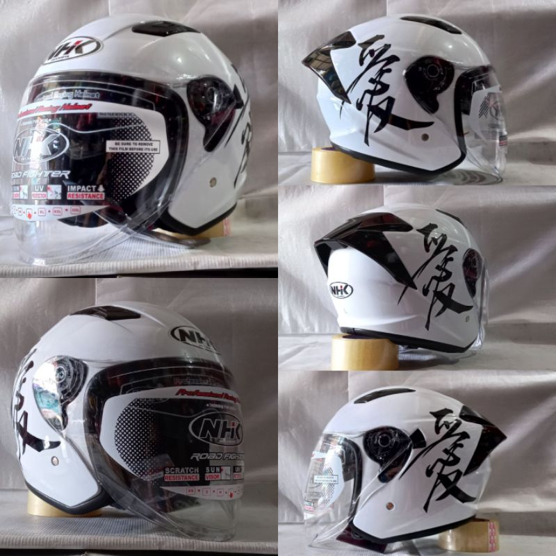 Jual HELM NHK R1 MAX KANJI PAKET GANTENG | Shopee Indonesia
