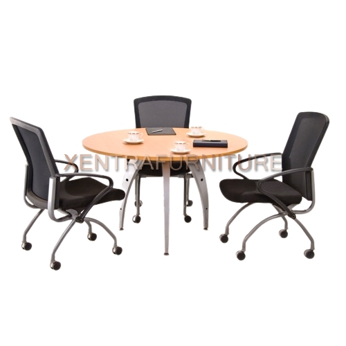 Jual Meja Meeting Bundar / Meja Rapat Bulat Meja Bundar Aditech FM 12 ...