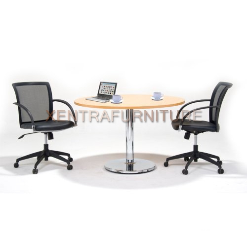 Jual Meja Rapat / Meja Meeting Bundar Bulat Modern Minimalis Aditech ...