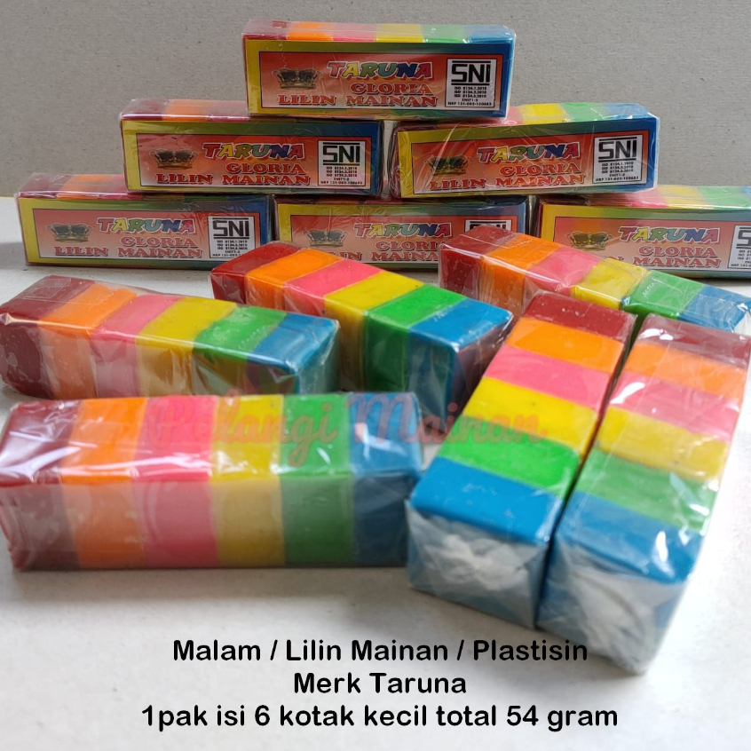 Jual Lilin Mainan Plastisin Malam DIY Merk Taruna - Mainan Edukasi ...