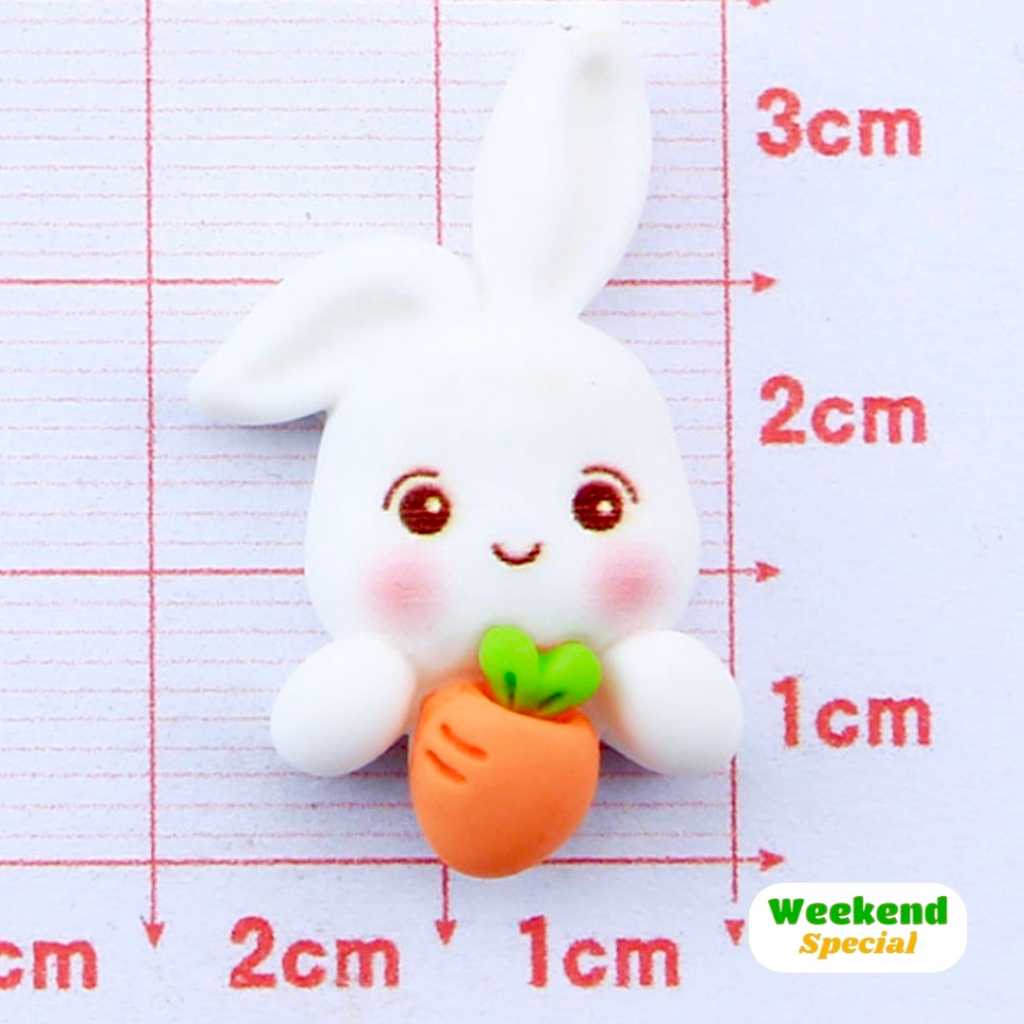 Jual DIY FIGURE UNTUK CRAFTING 2D FIGURE RABBIT CARROT KELINCI LUCU ...