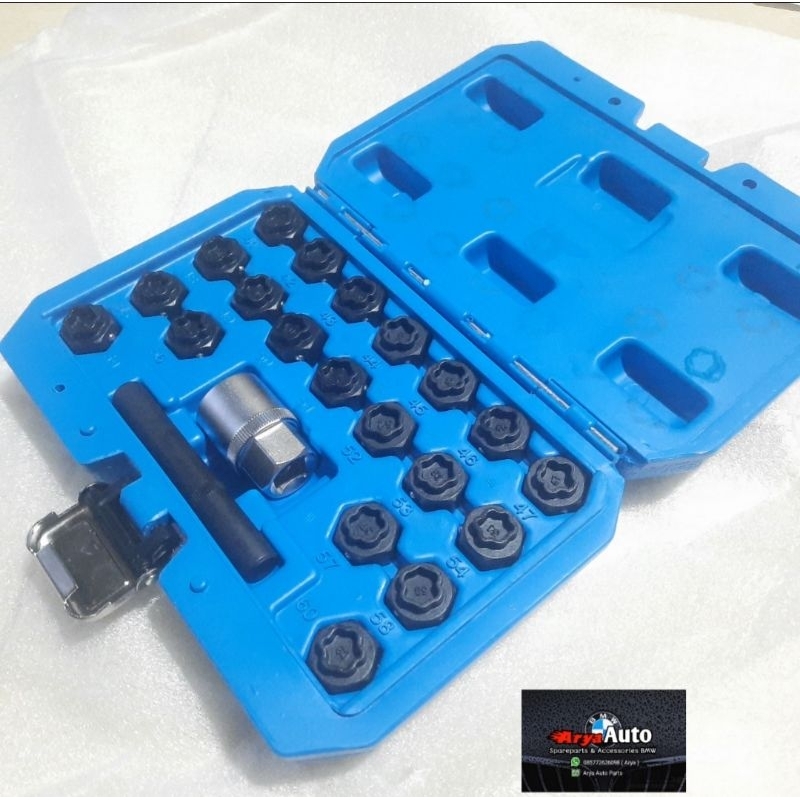 Jual Adaptor Adapter Kunci Baut Roda Anti TheftBMW F Series/Mini 20pcs ...