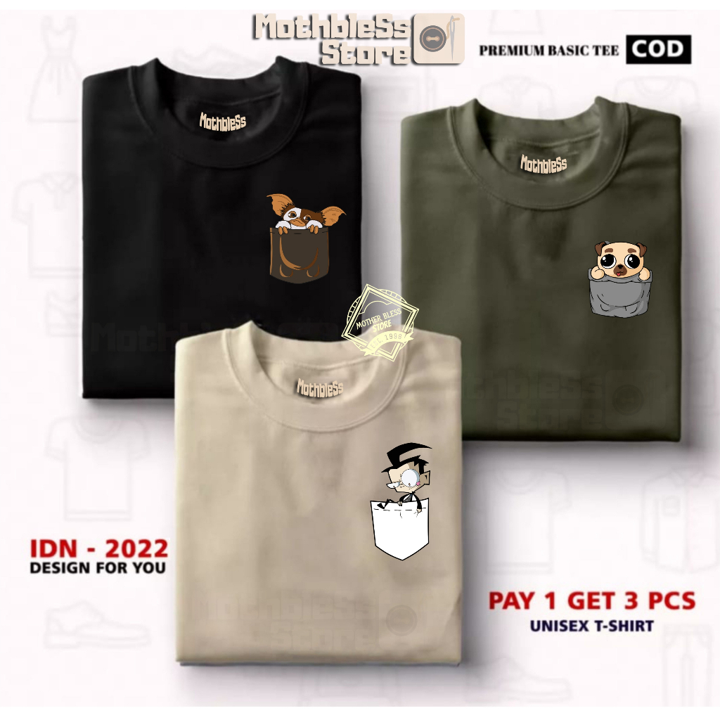 Jual BUY 1 OR 3 PCS(PROMO COD) Kaos Distro Pria Wanita - Kaos Distro ...