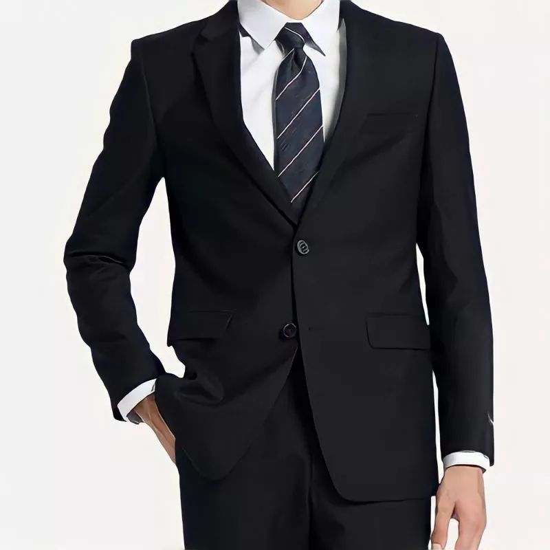 Jual Jas Wisuda / Jas Nikah / Jas Formal Pria / Jas Polos Pria Hitam ...