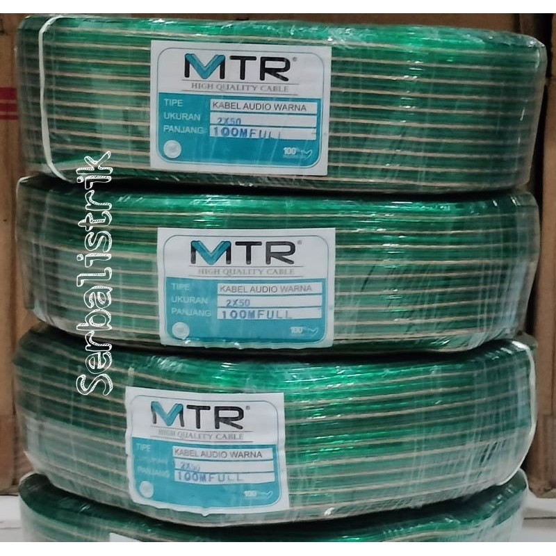 Jual Kabel transparan 2x50 100M FULL MTR/Kabel audio transparan 2x50 ...