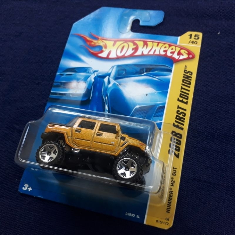 Jual Diecast Hot Wheels HW 2008 First Editions Hummer H2 SUT Kuning ...