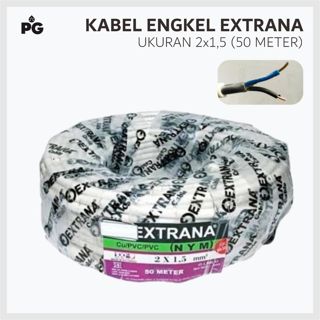 Jual Kabel Engkel Extrana 2x1,5 (50 Meter) | Shopee Indonesia