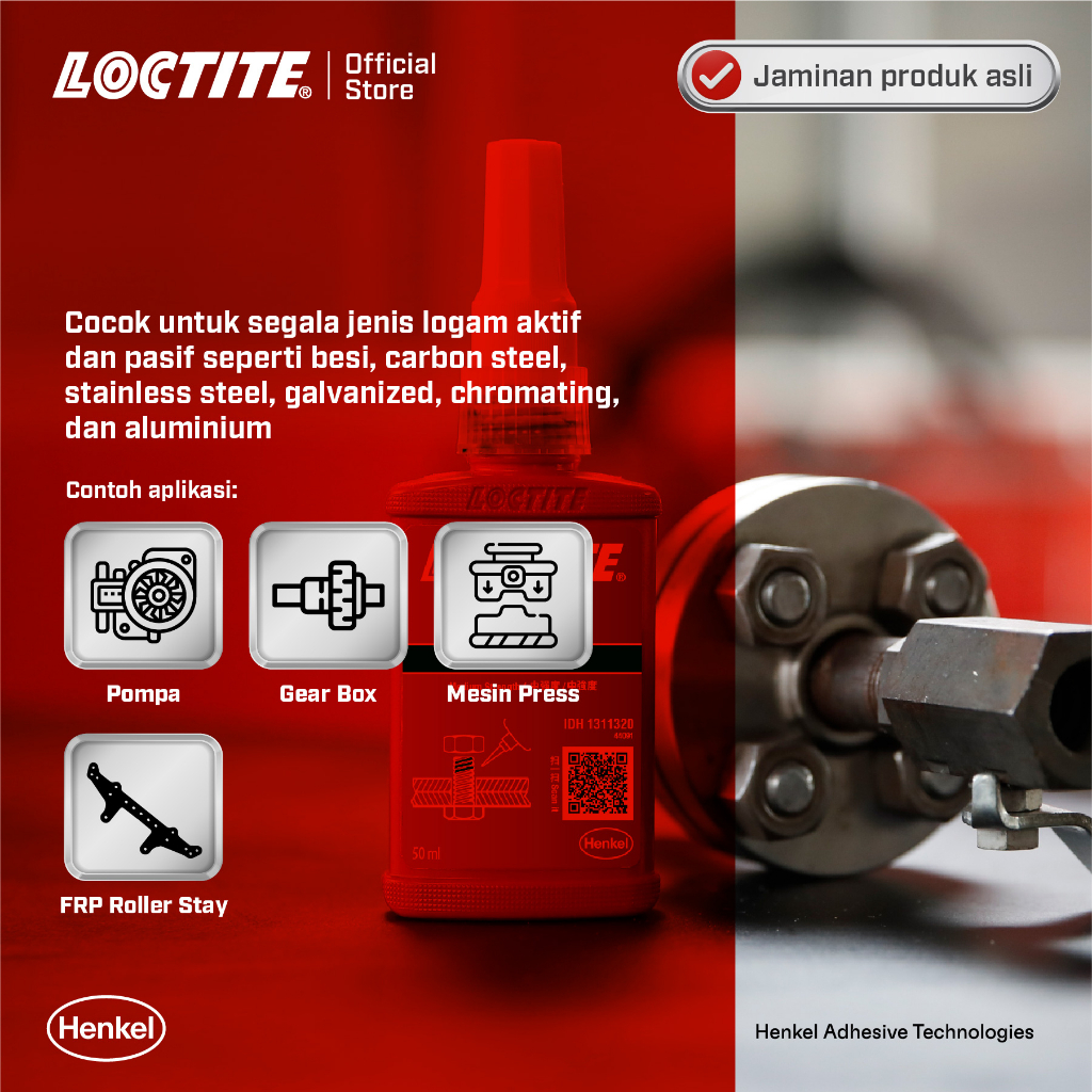 Jual Henkel LOCTITE 243 Threadlocker Lem Baut - 10 ml | Shopee Indonesia