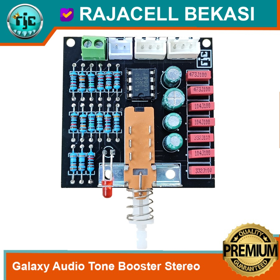 Jual Galaxy Kit Tone Booster Active Stereo Pre Amp Tone Control Audio EQ | Shopee Indonesia