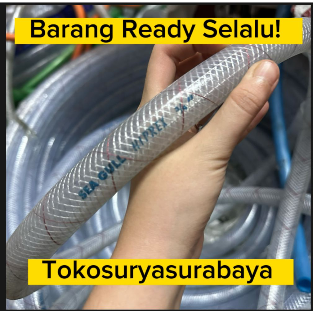 Jual HARGA PER METER SELANG 3/4" SEAGUL 1 METER SELANG HYPREX BENANG ...