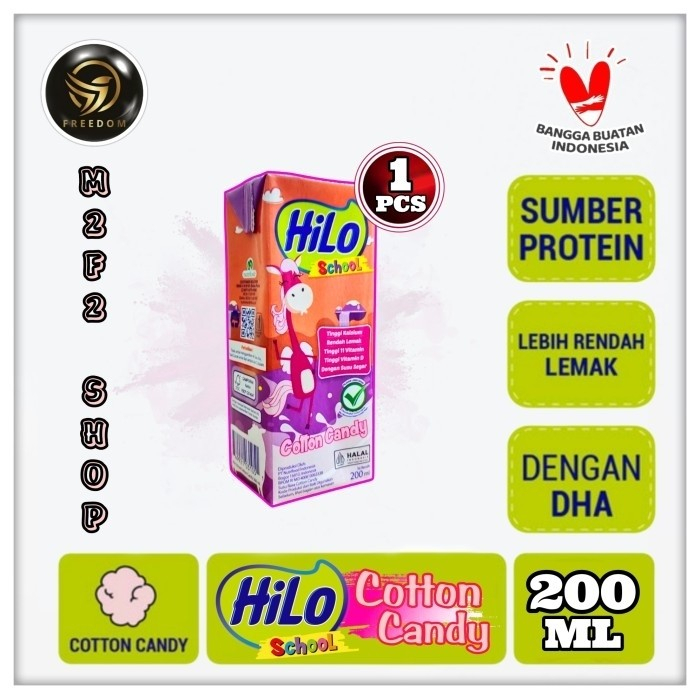 Jual Susu HiLo School Rasa Cotton Candy | Arum Manis Gulali Kotak UHT ...