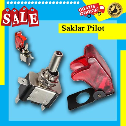 Jual Sakelar Switch Model Pilot On Off Model Pilot Kabin - Merah ...