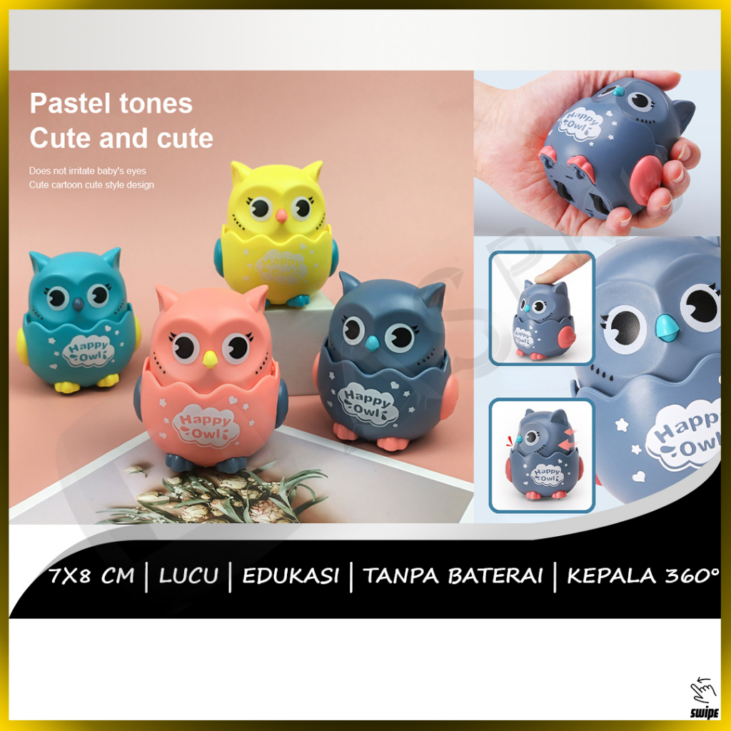 Jual Mainan Burung Hantu Edukasi Happy Owl Anak Seluncur Kids Toys ...