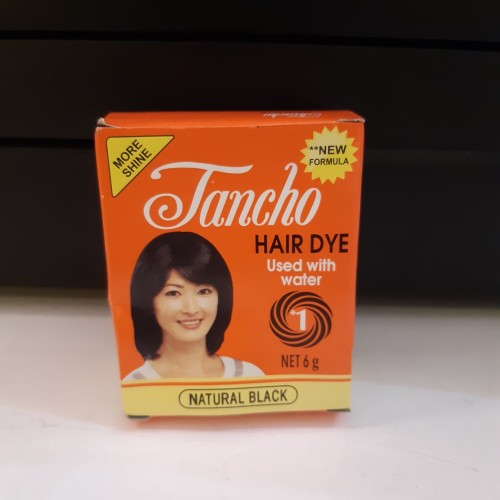 Jual TANCHO Hair Dye Natural Black 6gr | Shopee Indonesia