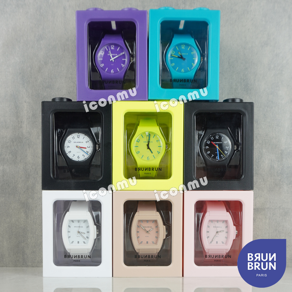 Jual BrunBrun Paris Jam Tangan Bahan Karet Silikon Seri NARA & BLAKE ...