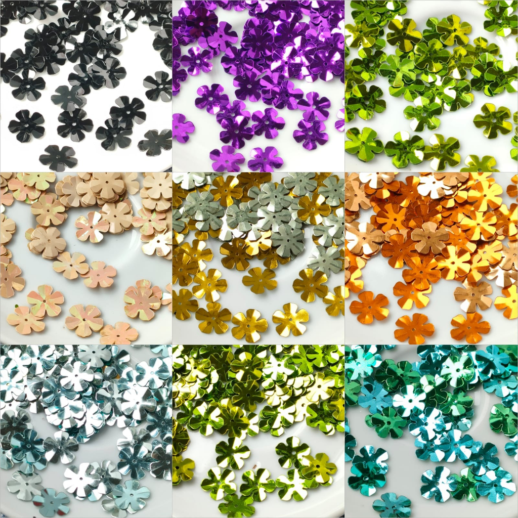 Jual Payet ramboci borci manik manik Mote bunga sakura uk 12mm per 5 ...