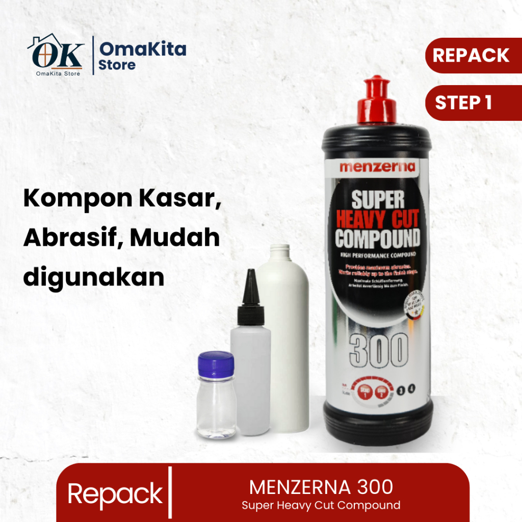 Jual Menzerna 300 ECER Super Heavy Cut Compound Original Pack | Shopee ...